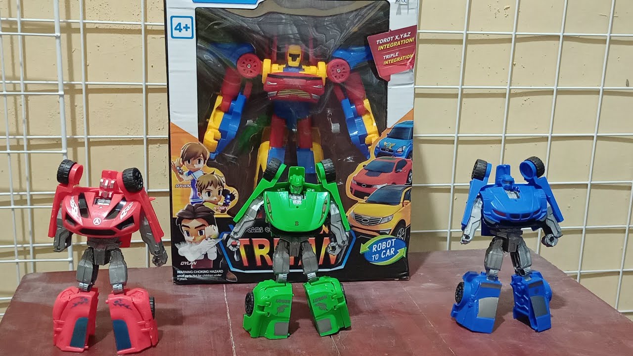 Tobot Stop Motion Robot Adventure vs Athlon! Tritan vs Giga 7 Mainan ...