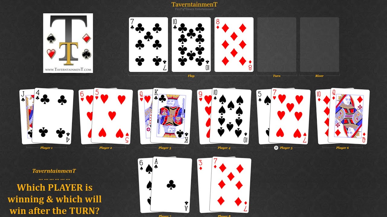 8 handed poker TURN! Which poker hand will win? (12.28.24.TURN) - YouTube