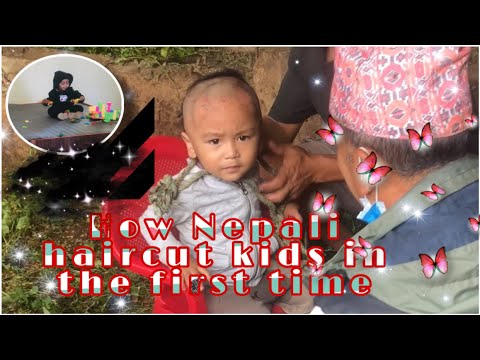 Gandang Pinay in Nepal/Babu First Haircut/Busy Playing Alone