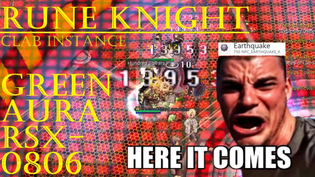 iRO Chaos: Hundred Spears Rune Knight vs Green Aura RSX-0806 - YouTube