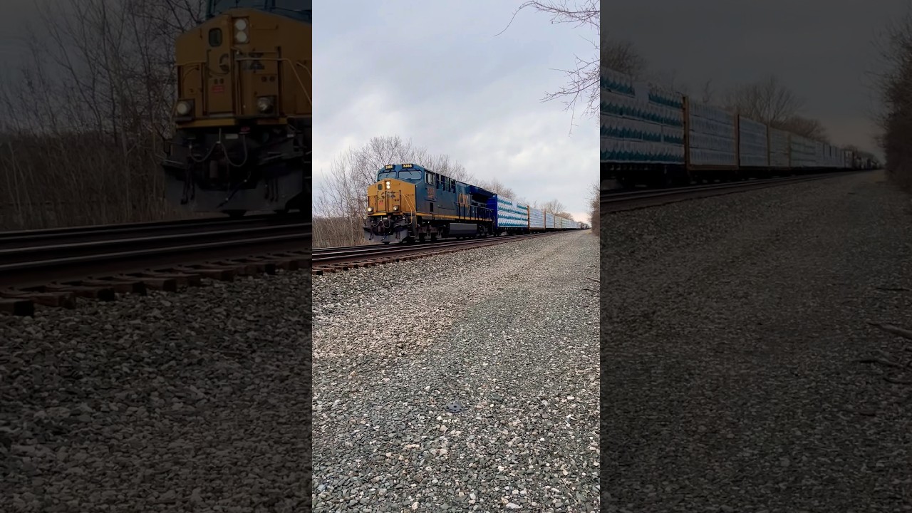 Lumber Loads Selkirk Bound #railroad #railfan #train - YouTube