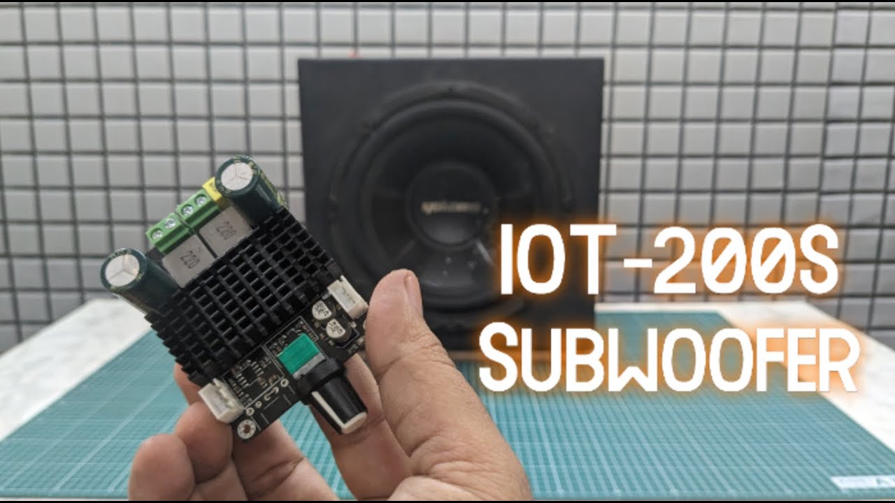 IOT-Audios 150W Subwoofer Amplifier Board - YouTube