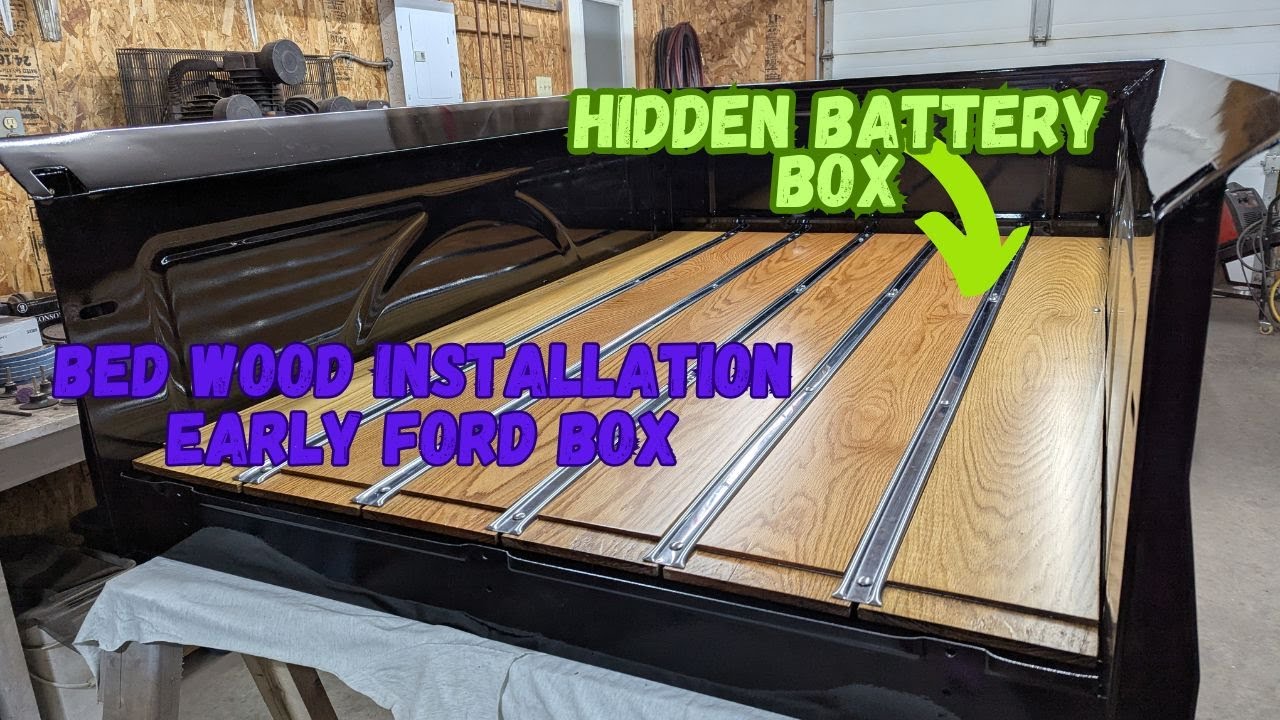 1935-36 Truck Bed Wood, Adjustable Hidden Battery Box - YouTube