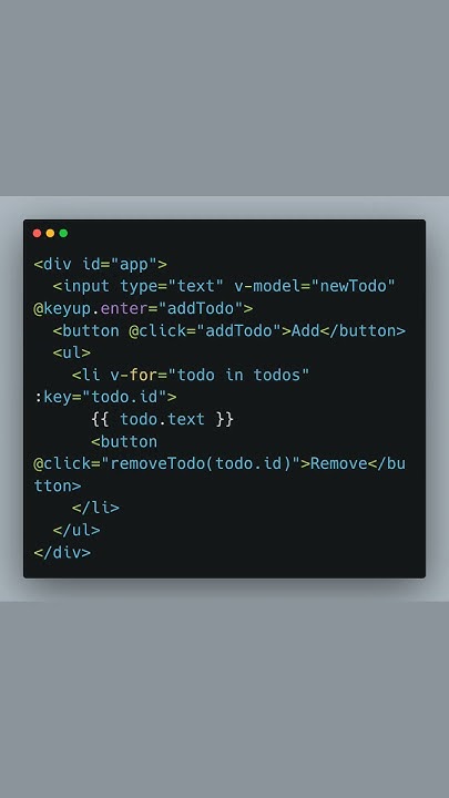 Dynamic Todo List Tutorial with VueJS #VueJS - YouTube