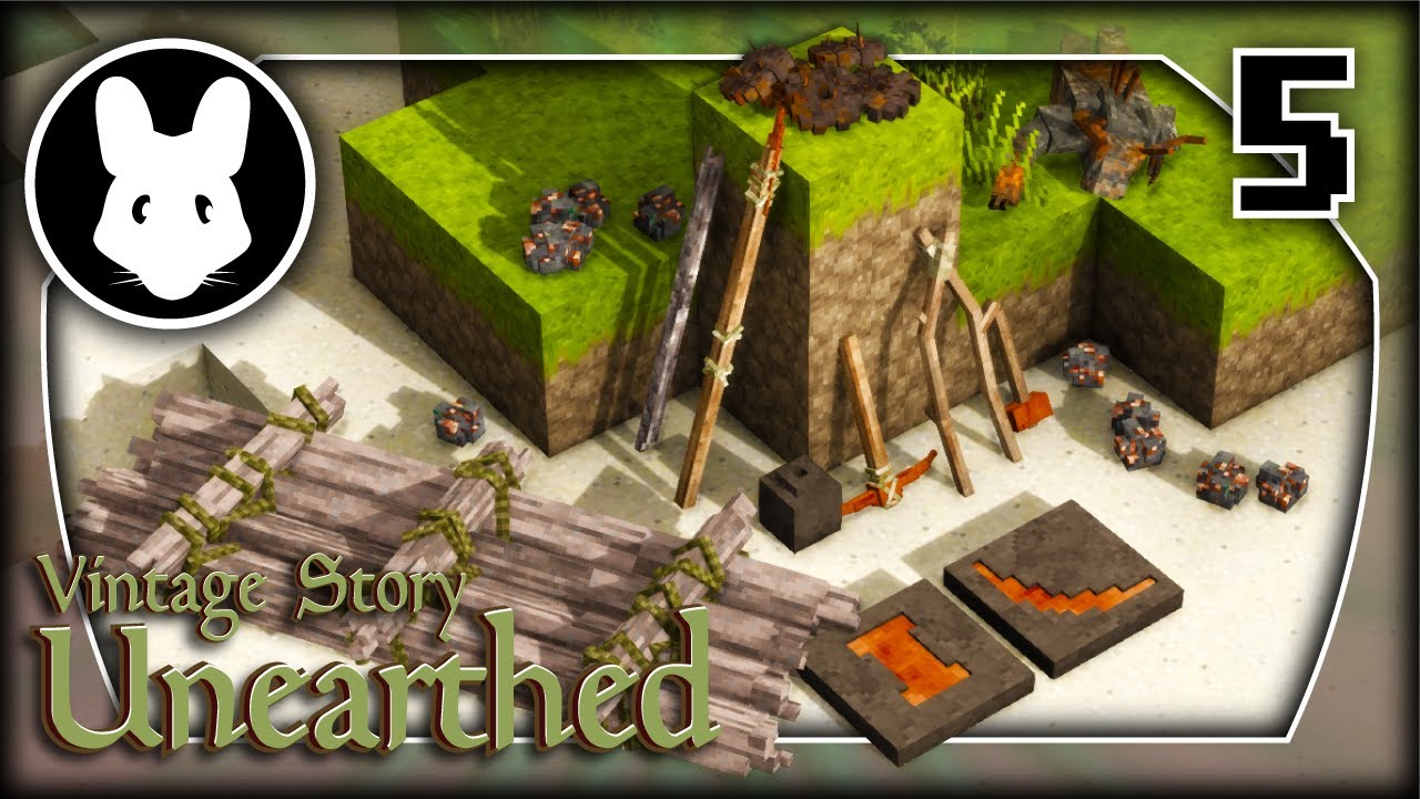 Temporal Storm Survival! - Vintage Story: UNEARTHED! 1.19 - Ep 5 - YouTube