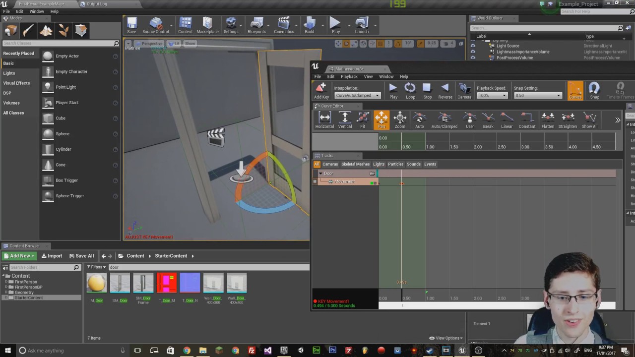 Unreal Engine 4 Tutorial 3. Matinee editor and basic animations - YouTube
