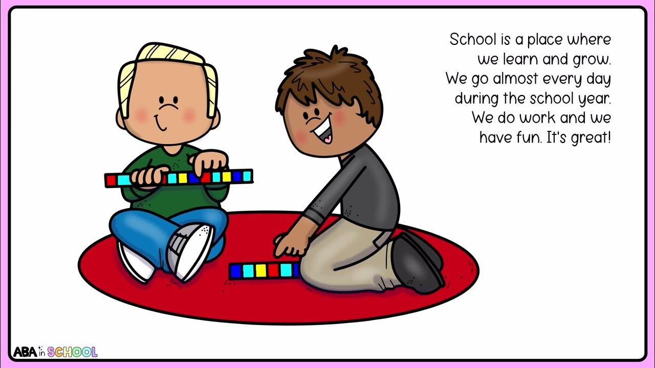 Goodbye School Hello Summer - Social Story for End of Year Transitions ...