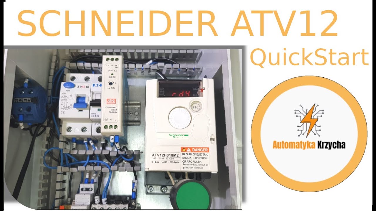 Schneider ATV12 Inverter - QuickStart - YouTube
