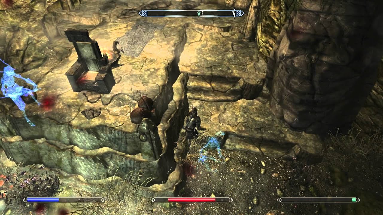 SKYRIM How To Kill Dragr DeathLord In Labyrinthian Boss Commentary ...