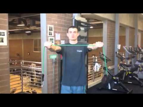 Isometric horizontal abduction (band) - YouTube