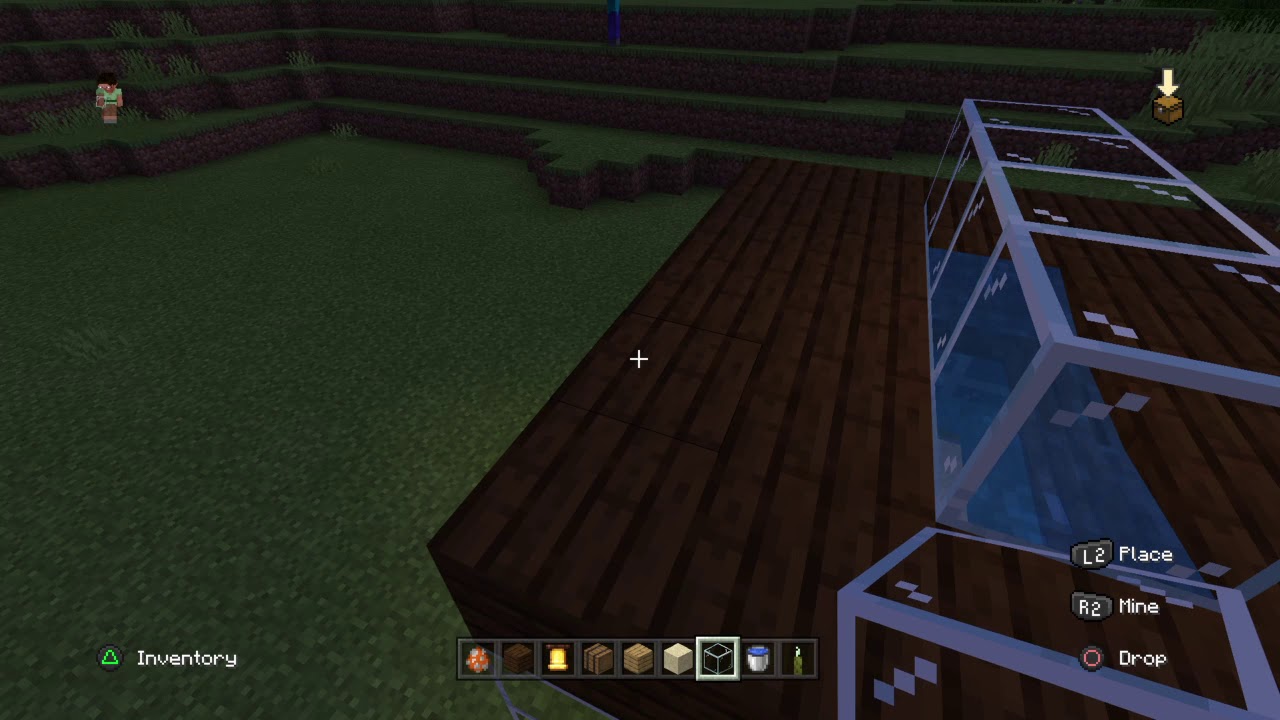 How to make fish tank in minecraft - YouTube