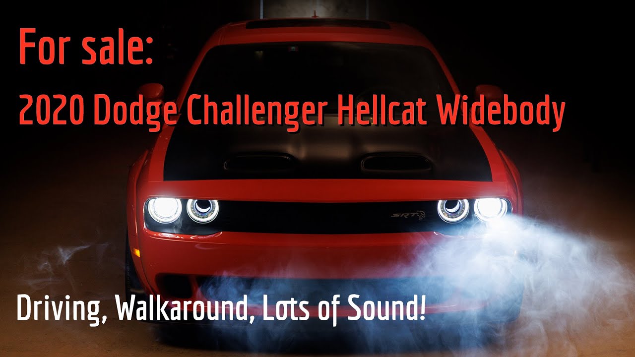 For sale: 2020 Dodge Challenger Hellcat. Walkaround, Engine-Sound ...