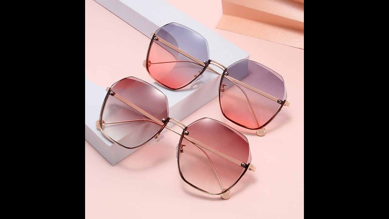 Fashion Gradient Color Sunglasses - YouTube