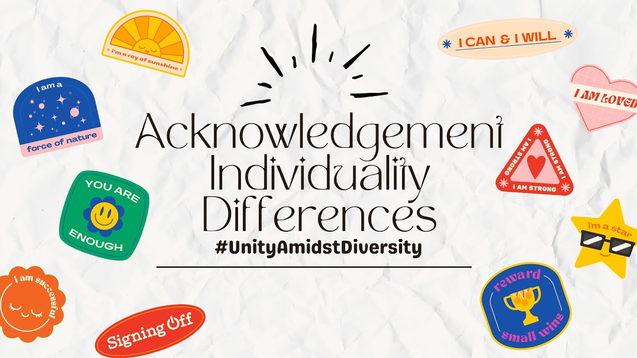Acknowledge Individuality Differences | EDUC 201 | BSED FIL 2A - YouTube