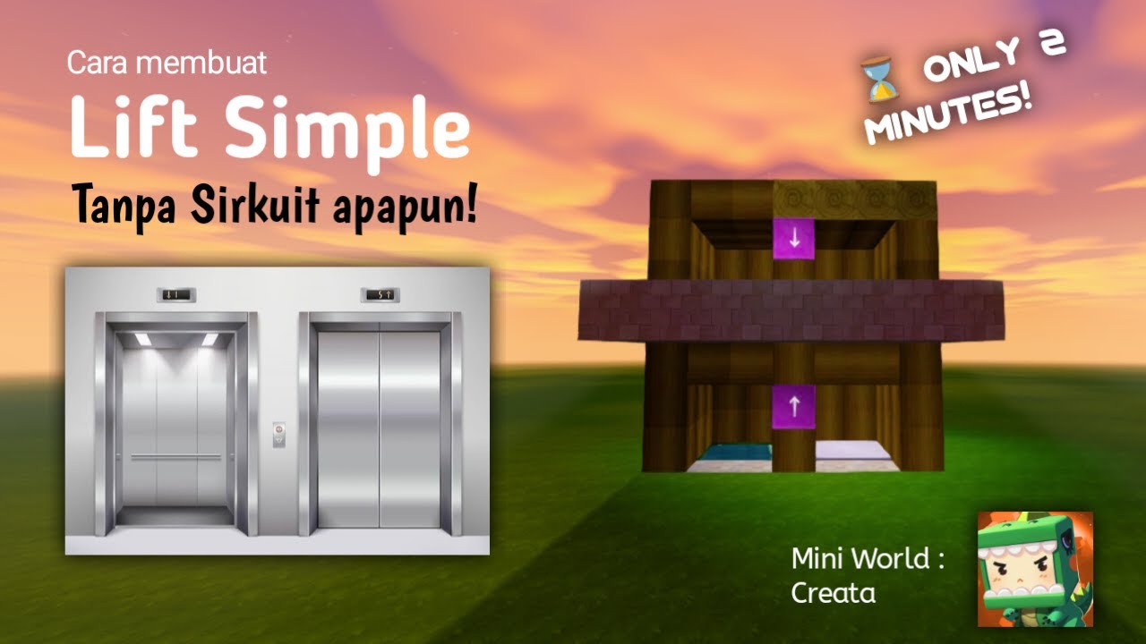 Cara membuat Lift sederhana tanpa sirkuit | Only 2 Min - YouTube