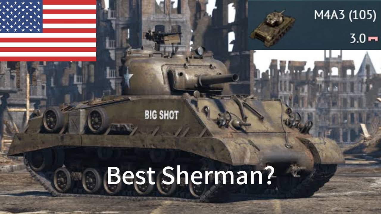 🅱️est Sherman in USA tech tree??|War thunder - YouTube