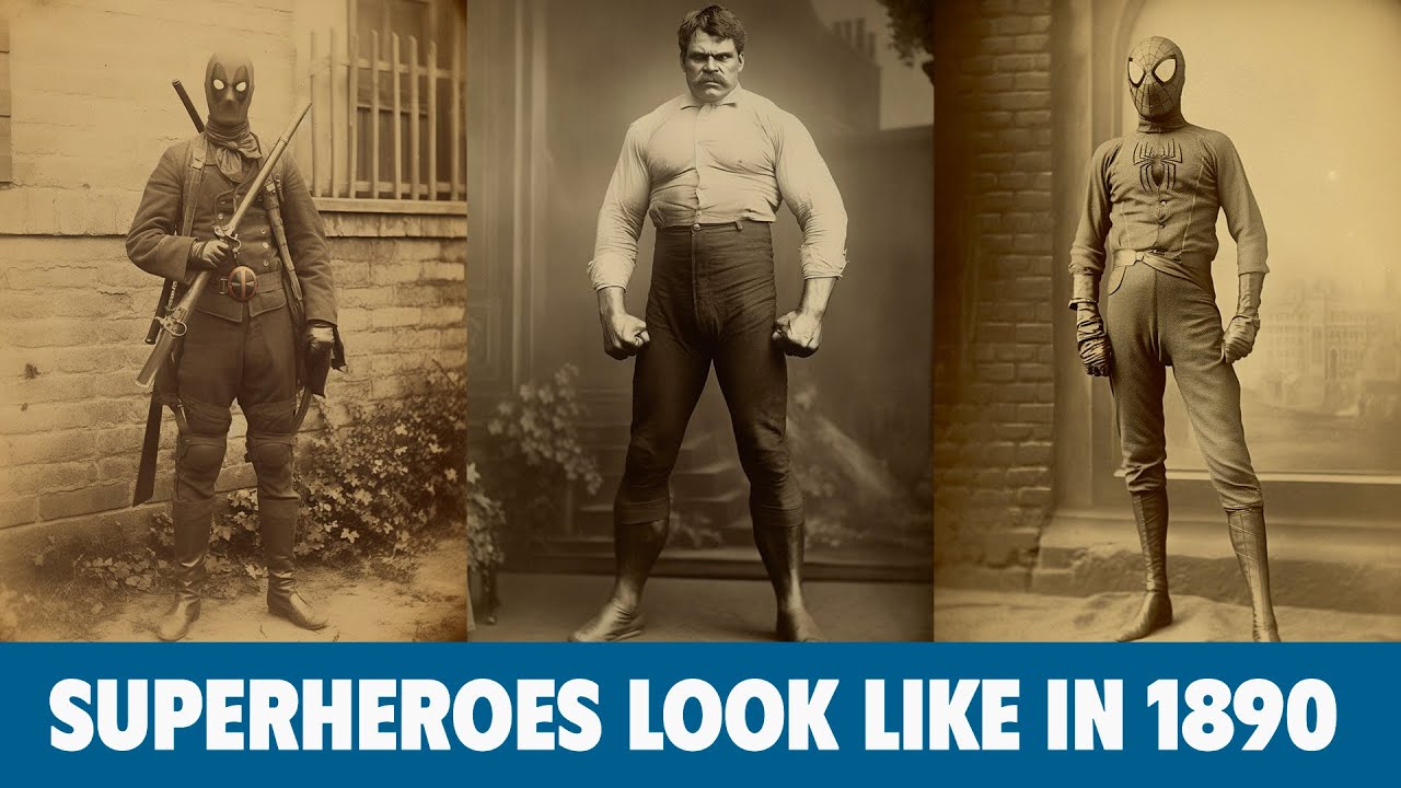WHAT WOULD SUPERHEROES LOOK LIKE IN THE 19TH CENTURY - YouTube