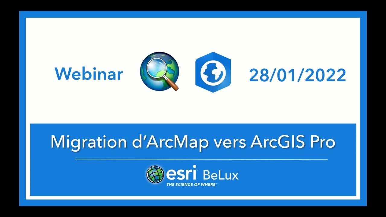 Migration d'ArcMap vers ArcGIS Pro - YouTube