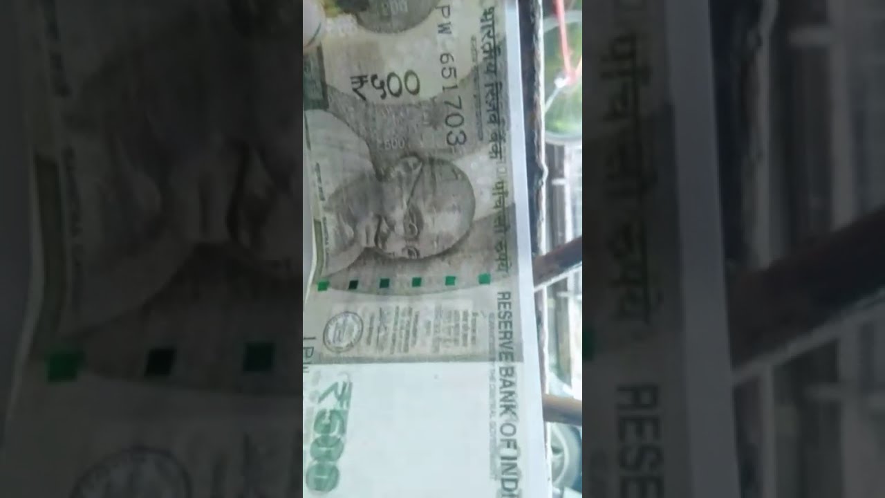 500 ka nakli note ! 500 ka nakli note ki pehchan! 500 ke Nakli note Ki ...