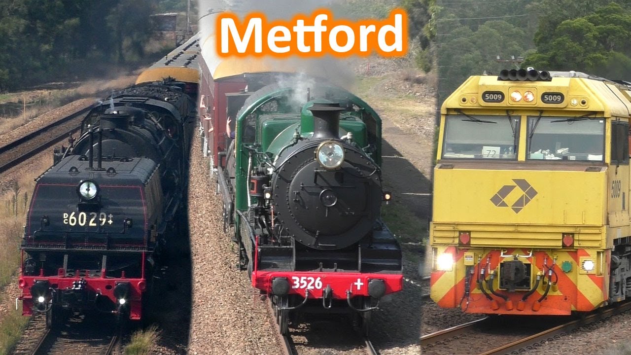 Two Steam Trains Side-By-Side! A Sunday Morning at Metford during ...