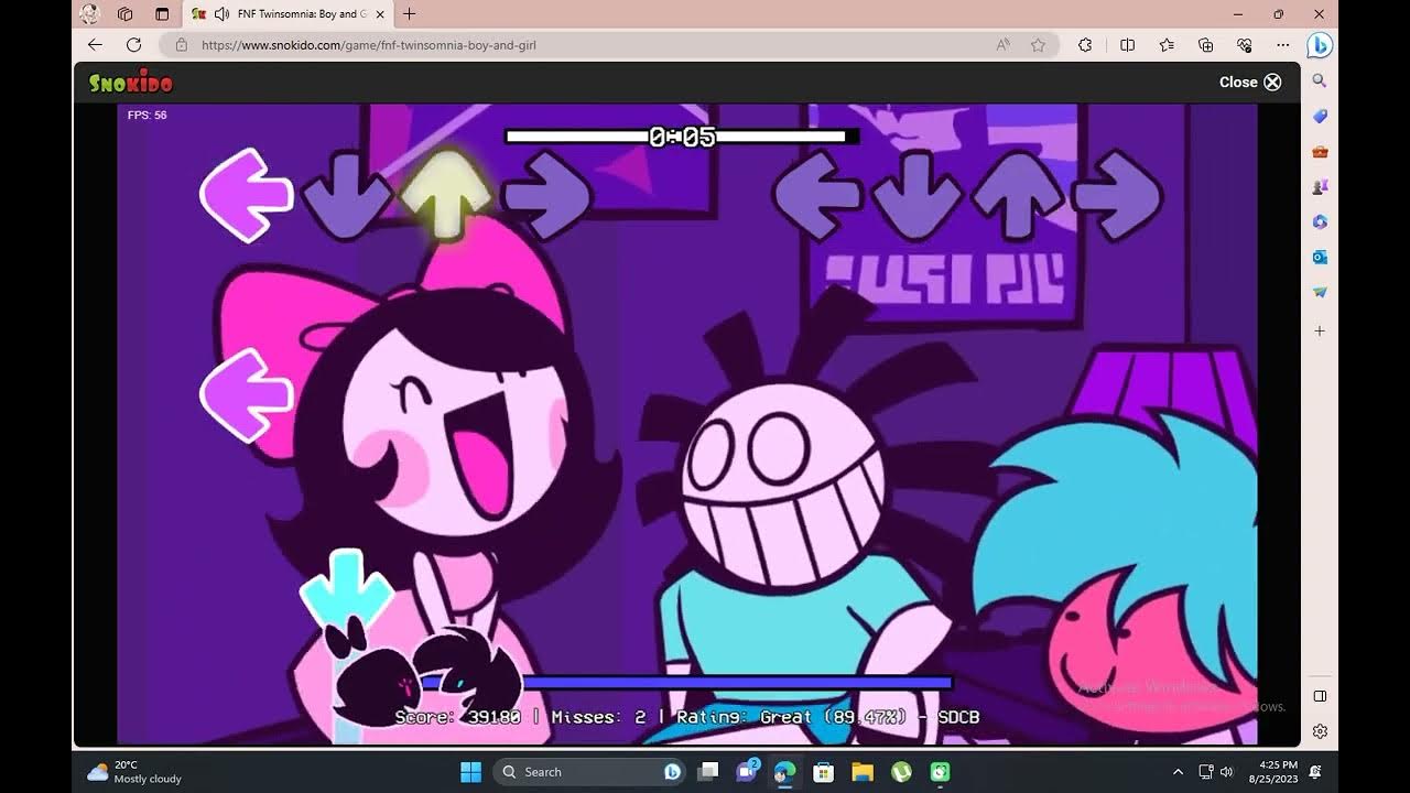 Twinsomnia Boy and Girl fnf [Normal Mode] - YouTube