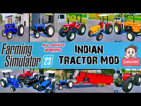 FS 23 Indian Tractor Mod apk Unlimited Money 🤑 Download Link Free 🆓# ...