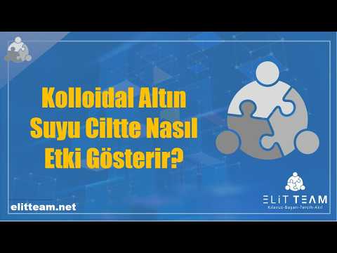 Kolloidal Altın Suyu Ciltte Nasıl Etki Gösterir? Emilim mi, Yüzeysel Temas mı?