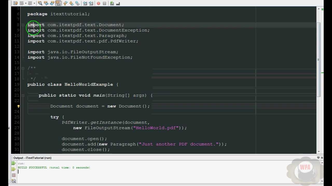 iText Basics اساسيات - YouTube