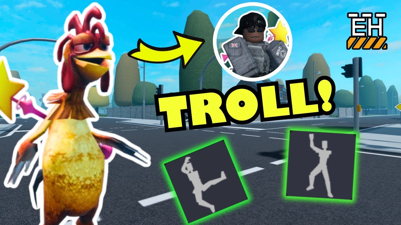 TROLLING With CHICKEN Skin And DANCES In EMERGENCY HAMBURG 🐔🔥 - YouTube