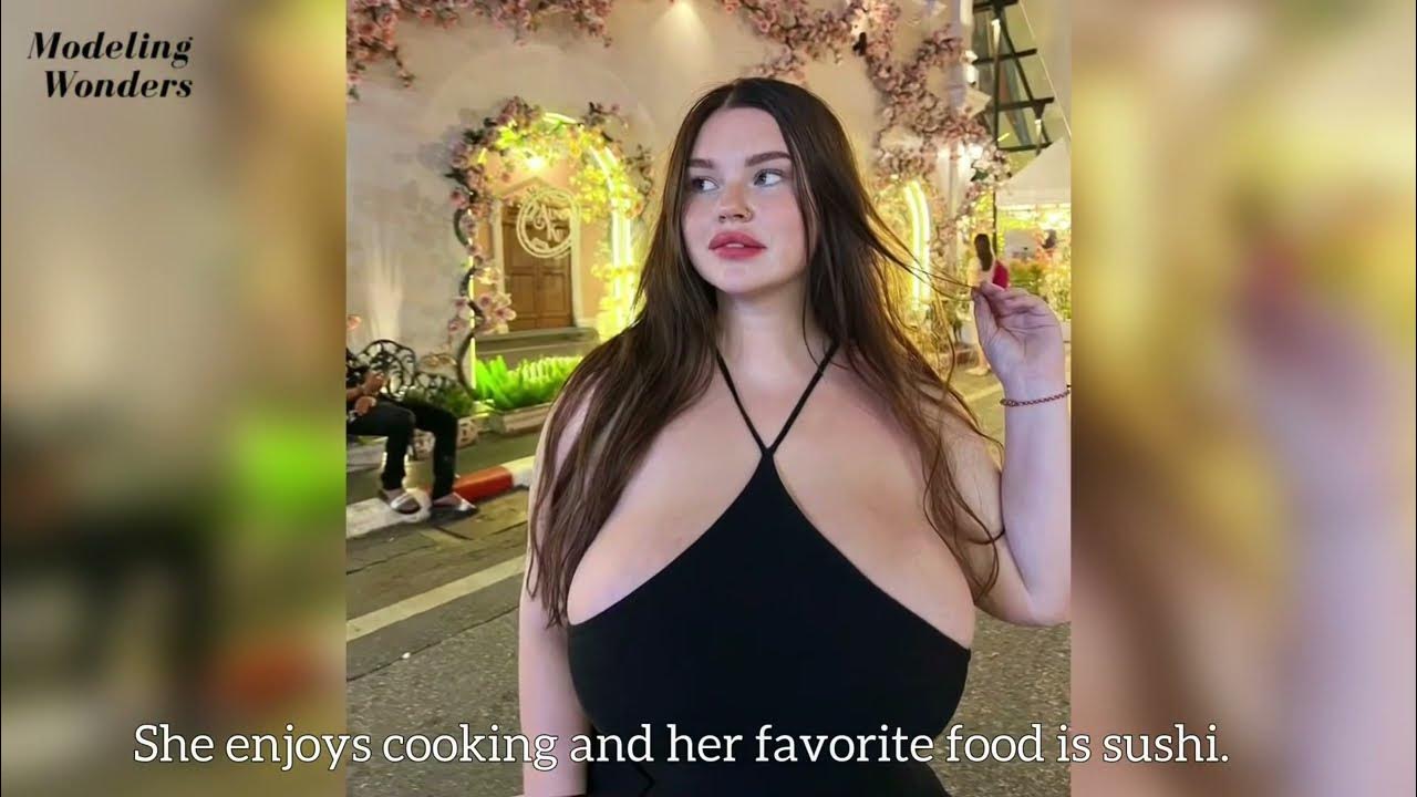 Alena Ostanova | Curvy Plus Size Model | Tik Tok Star & Instagram Star | Bio & Facts - YouTube