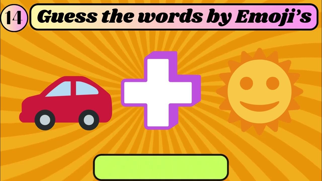 "Guess the Word with Emojis! Fun Learning Activity for Kids!" - YouTube