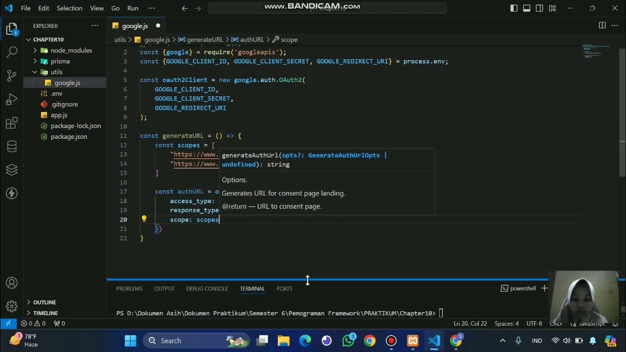 Otentikasi x Google Oauth2 dan Verifikasi Email Di Database Melalui Email Part-2 - YouTube