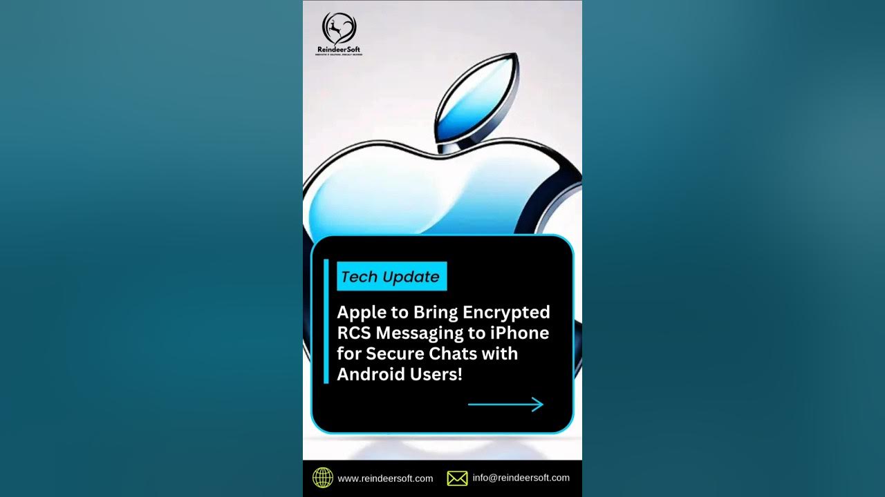 🔥Apple to Bring Encrypted RCS Messaging to iPhone for Secure Chats with Android Users#apple # ...