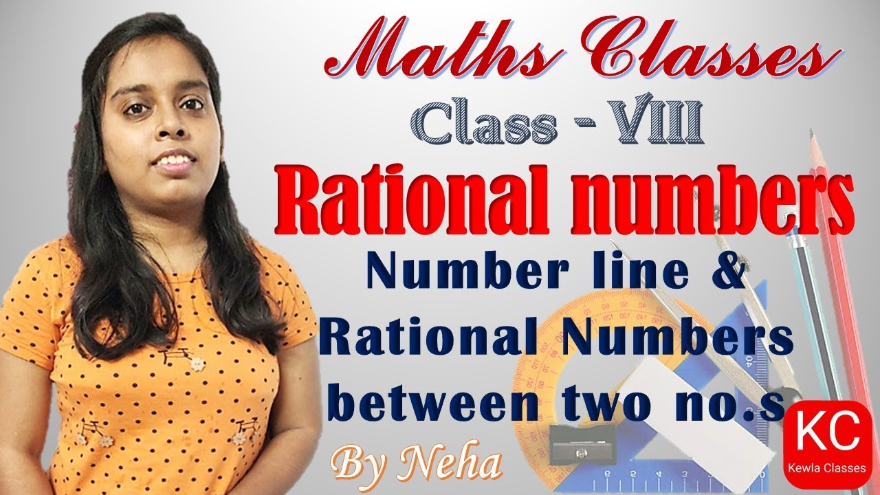 Maths - Class 8 - Number line and rational numbers between two numbers ...