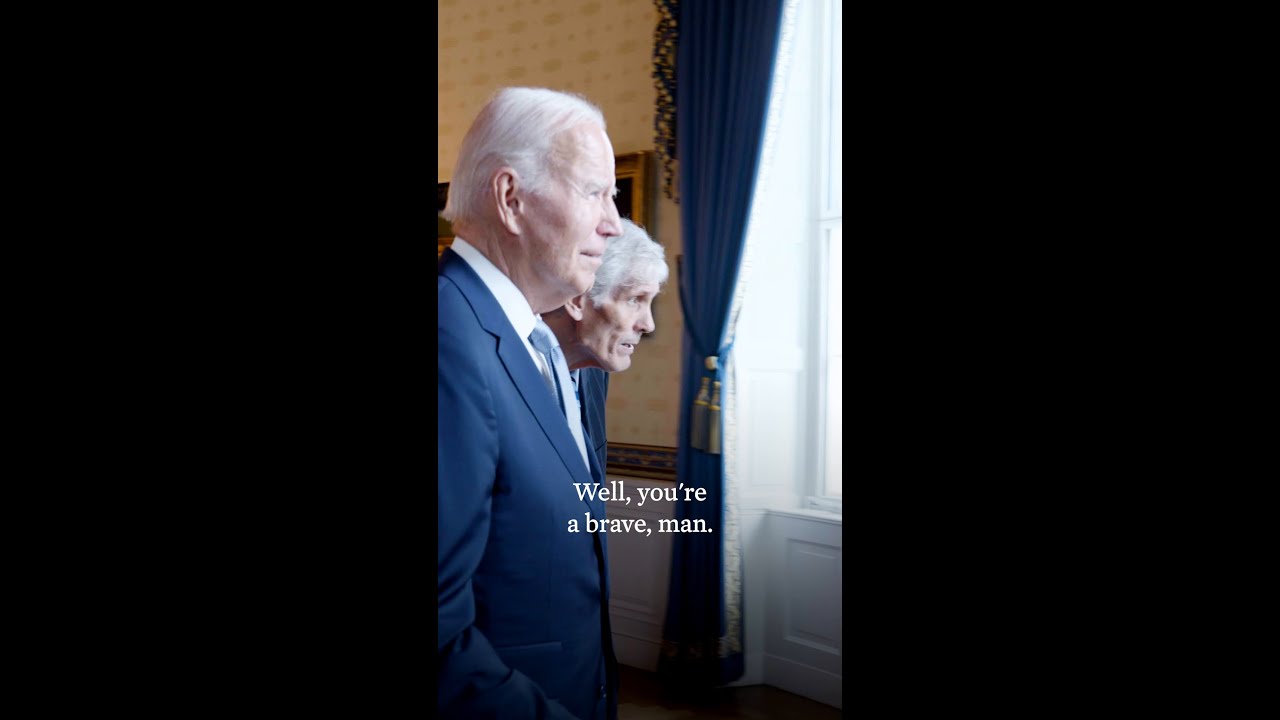 President Biden meets with Steven, who will save money thanks to the ...