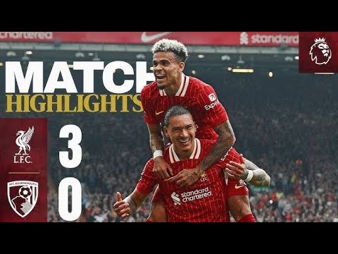 Brilliant Nunez Goal & Another Diaz Double! | Liverpool FC 3-0 Bournemouth | Highlights - YouTube