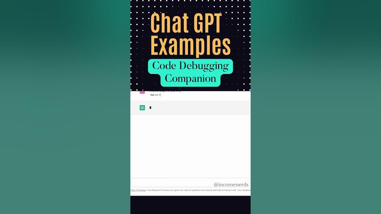 ChatGPT: How to debug a code in ChatGPT🔥😎 - YouTube