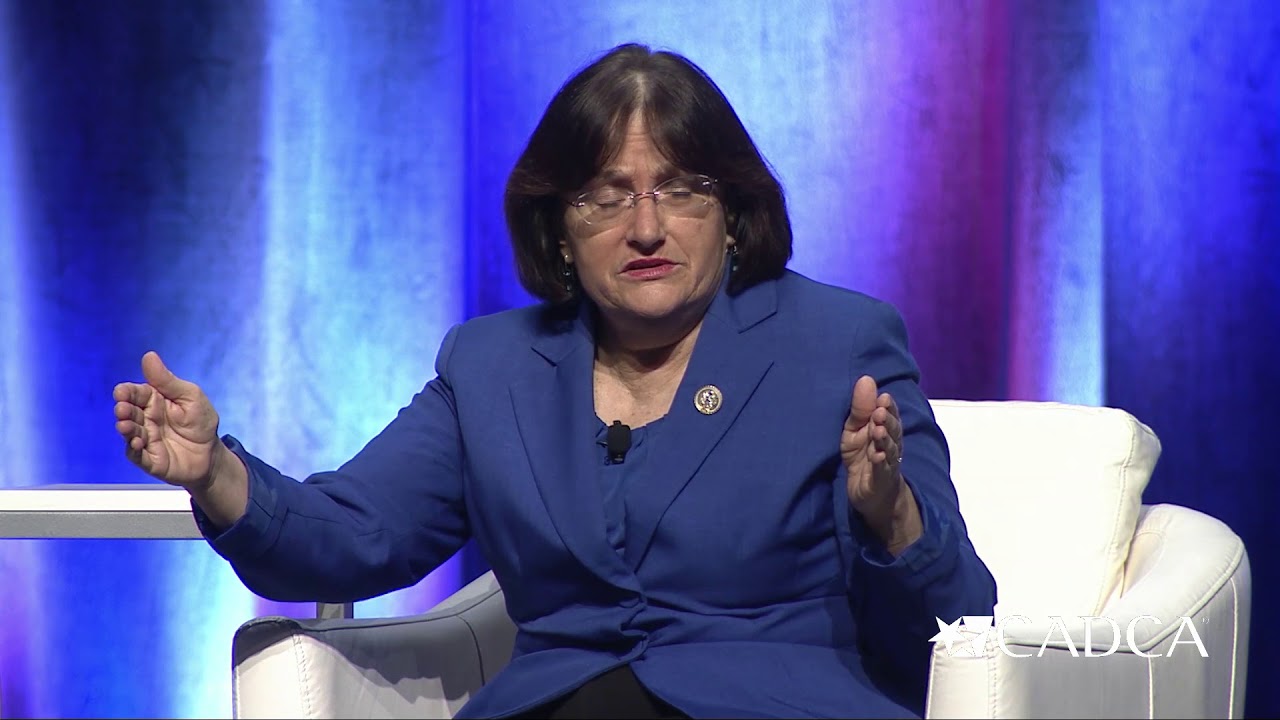 The Honorable Ann McLane Kuster (D-NH) speaks to the crowd at CADCA's ...