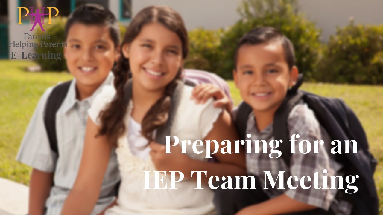 Preparing for an IEP Team Meeting - YouTube