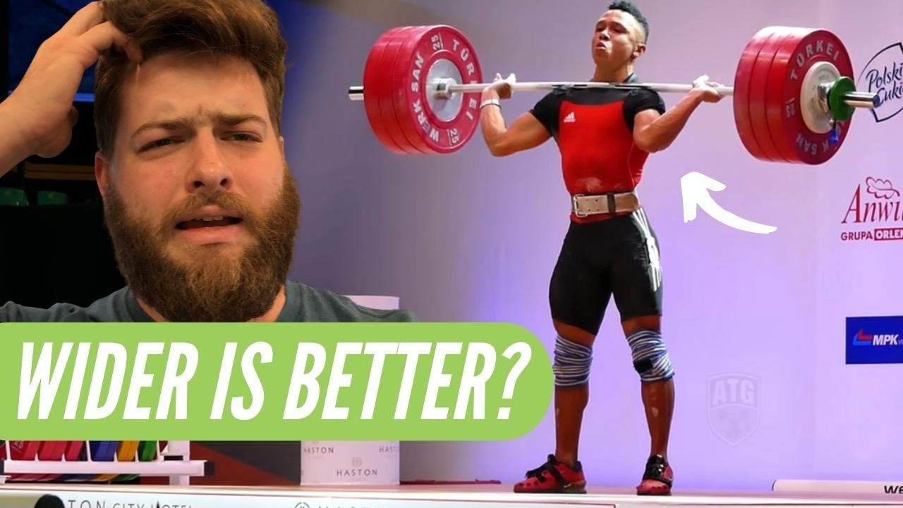 How Find Your Jerk Grip Width For The Split Jerk | Weightlifting 101 - YouTube