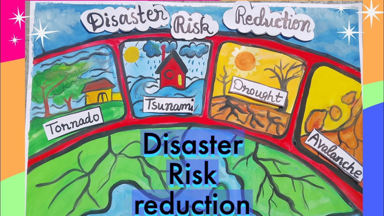 disaster risk reduction poster making || poster making competition ...