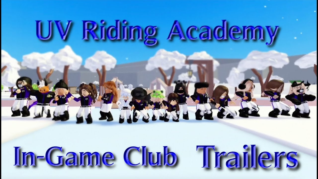 UV Riding Academy In-Game Club Trailer | Horse Valley, Roblox - YouTube