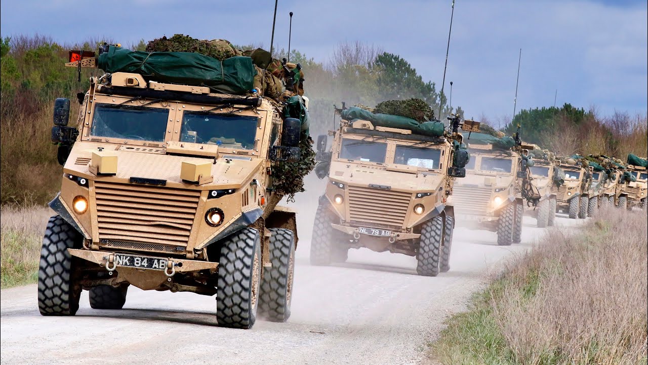 Armoured convoys return from NATO Exercise Steadfast Defender 2024 ...