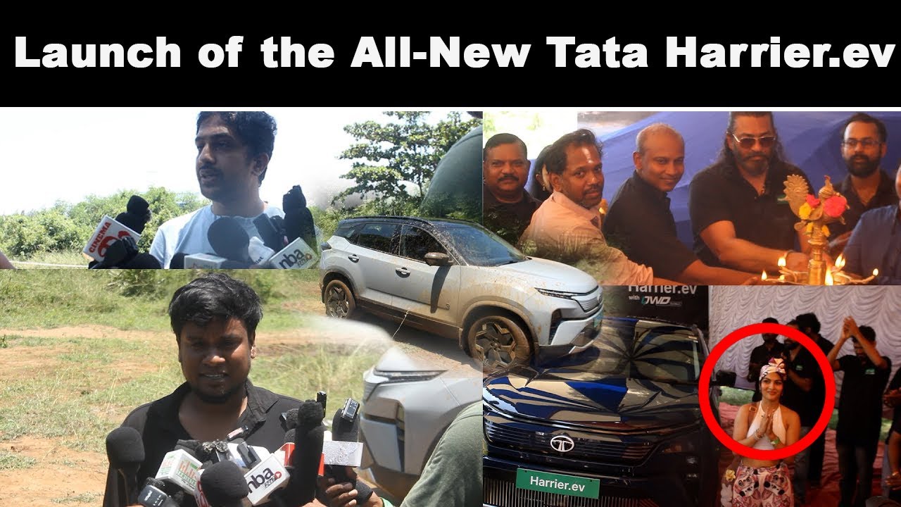 Grand Launch of the highly anticipated Tata Harrier EV | Ananya Rao ...