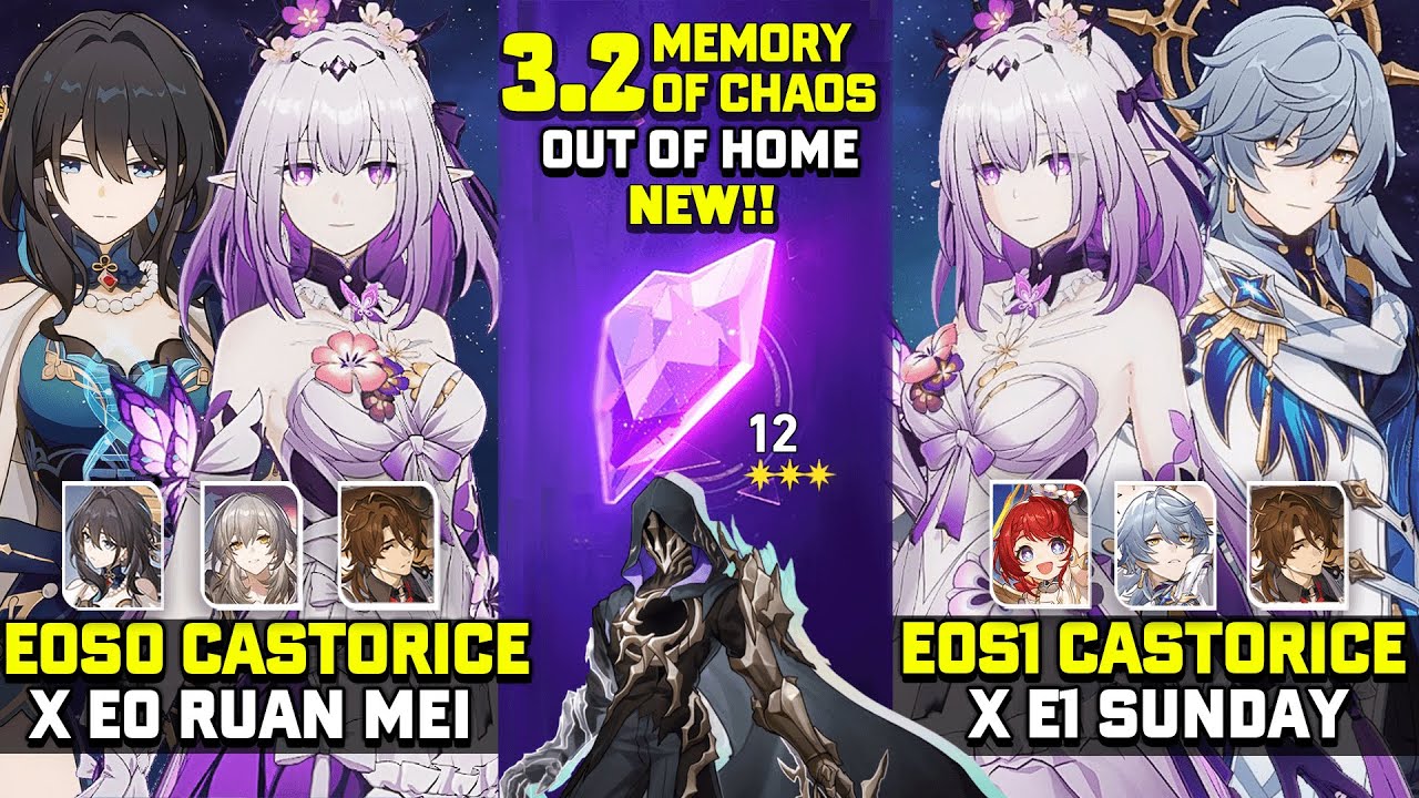 E0S0 Castorice x E0 Ruan Mei & E0S1 Castrorice x E1 Sunday | MOC 12 v3 ...