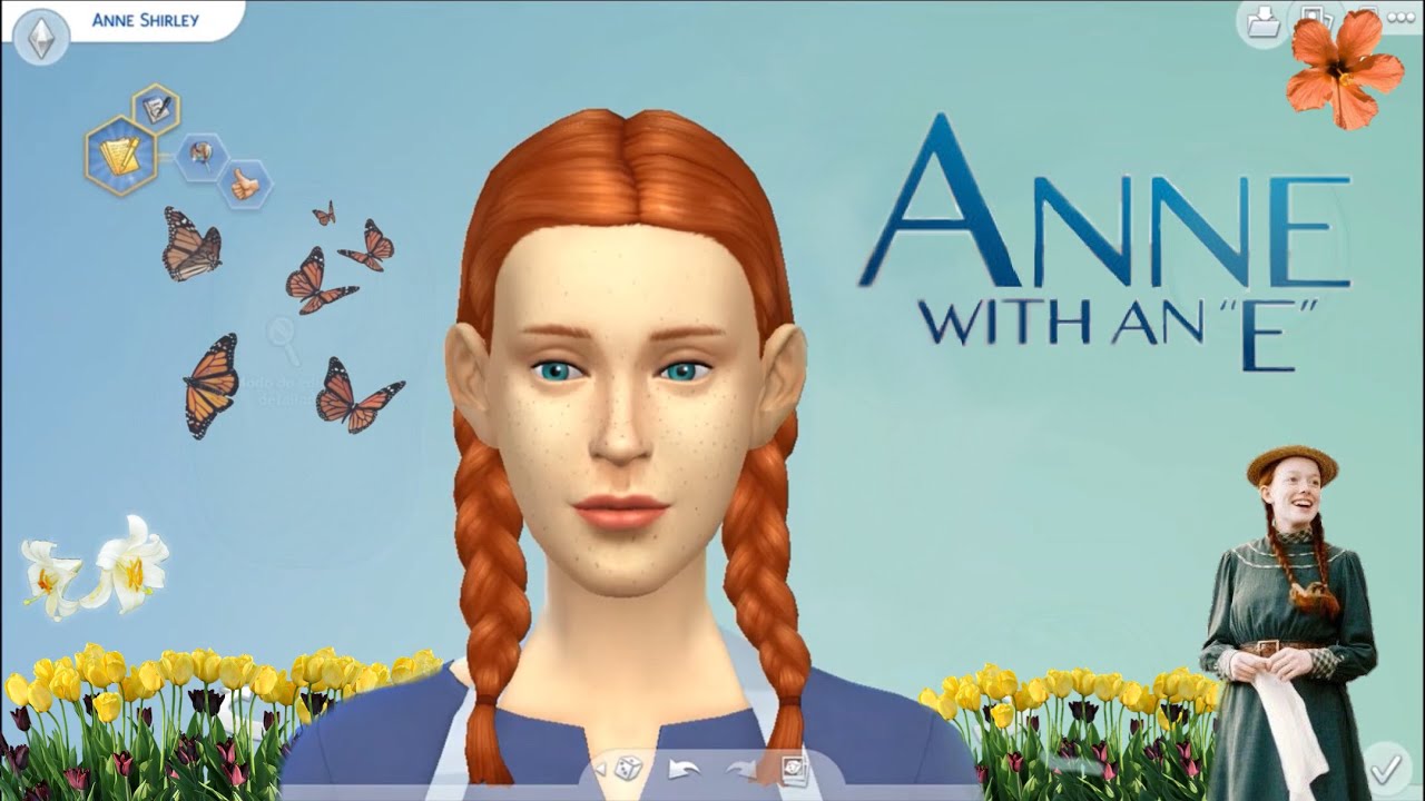 “ANNE WITH AN E” Anne Shirley - SIMS 4 base game - YouTube