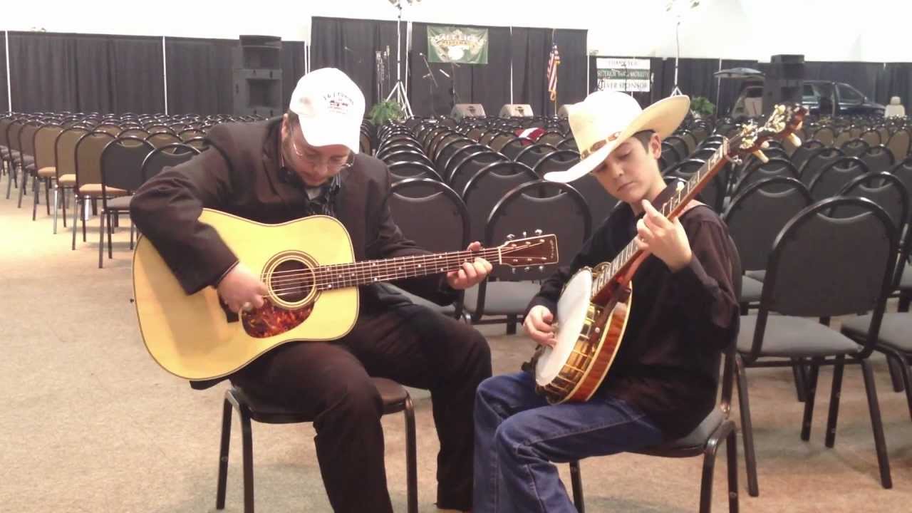 Col. Isaac Moore and Jereme Brown pickin' a little "Rueben's Train ...