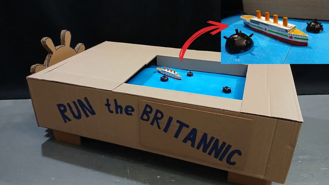 "Run the Britannic" cardboard game - YouTube