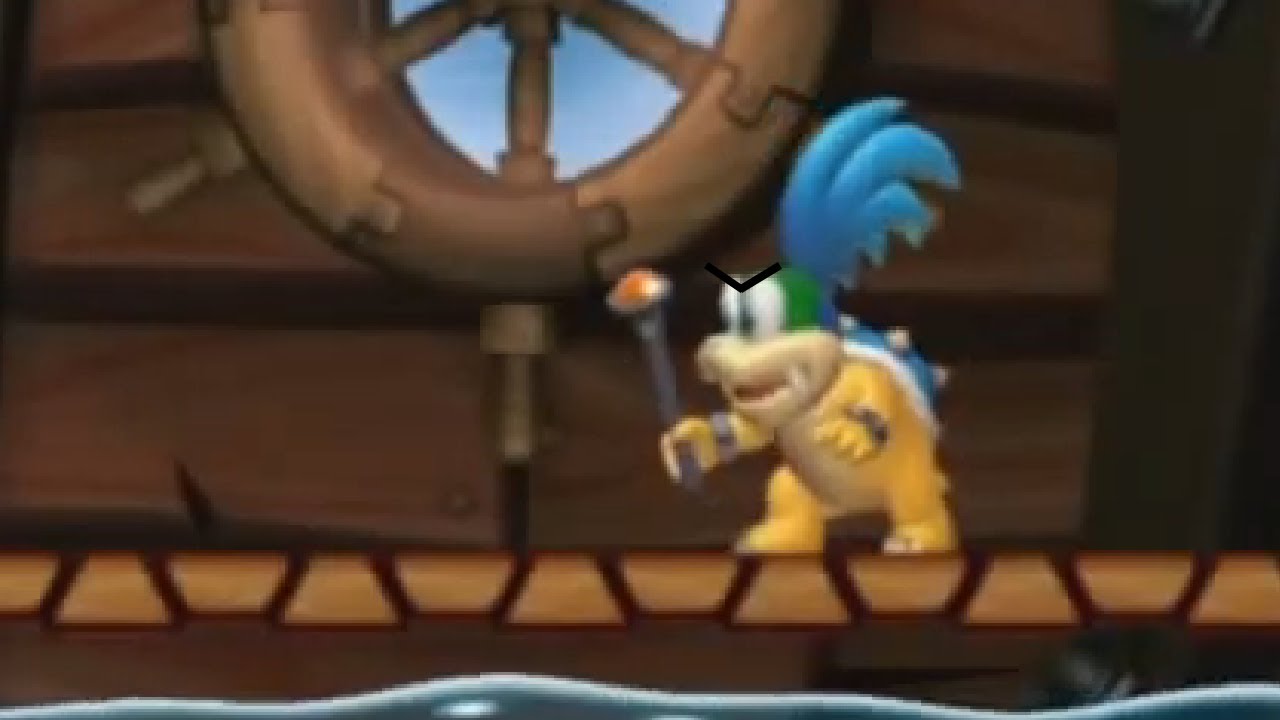 New Super Mario Bros U - Fighting With Multiple Koopalings Battles ...