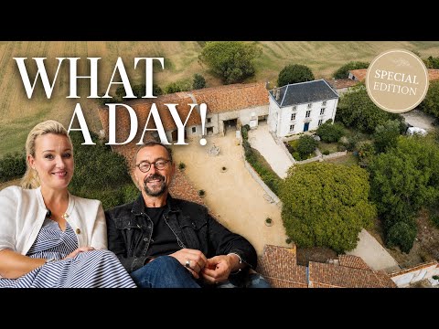 24 Hours of Chaos at My French Domaine | Chris the Plasterer Comes to Visit 🇫🇷 